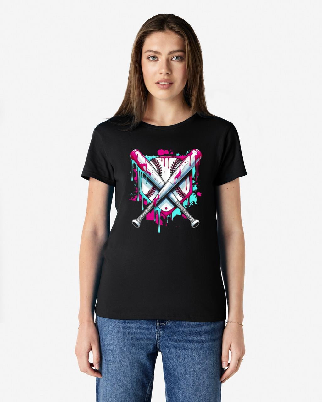 BASEBALL Drip Style for Sports Fans and Athletes T-shirt - Walmart.com