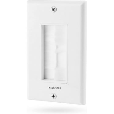Construct Pro Brush Wall Plate Cable Management Pass-Through Device ...