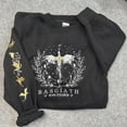 BASGIATH Fourth Wing Embroidered Sweatshirt, Dragon Rider Book Lover ...