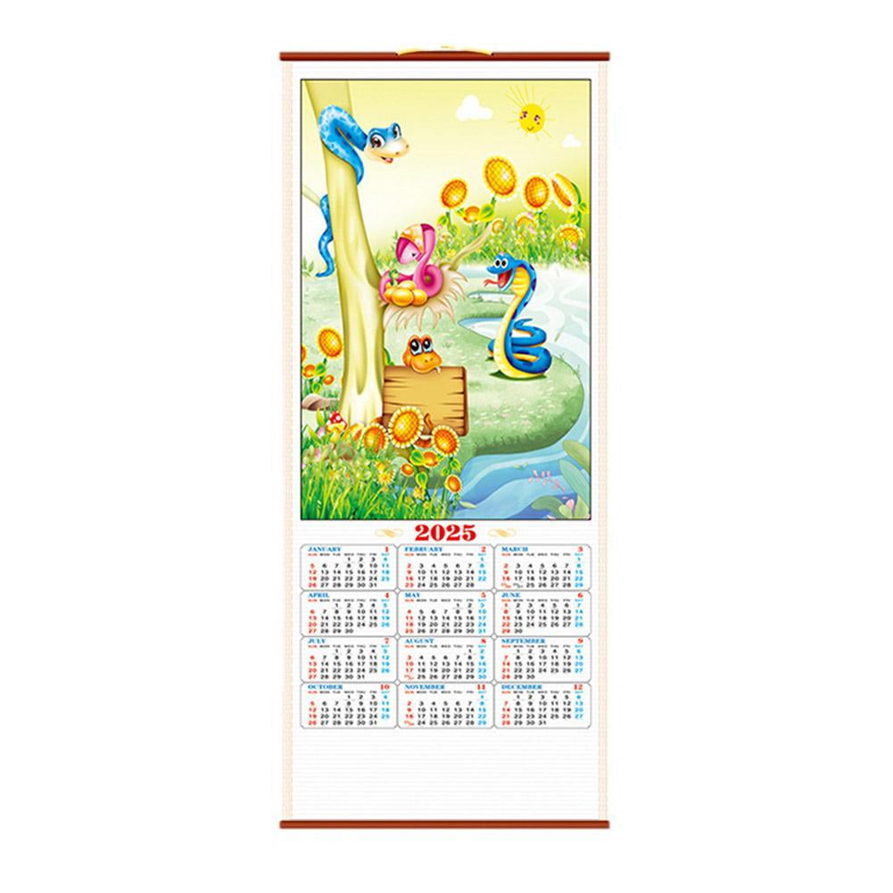 BASHI 2025 Year of Snake Calendar Chinese Wall CalendarYear of The ...