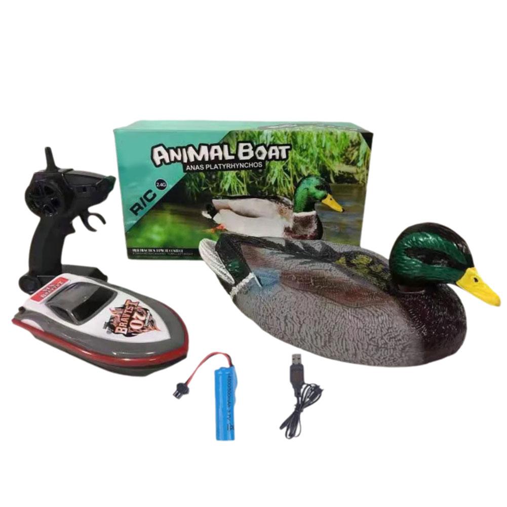 BASHI Remote Control DuckRemote Control Duck RC Boat13in Floating ...