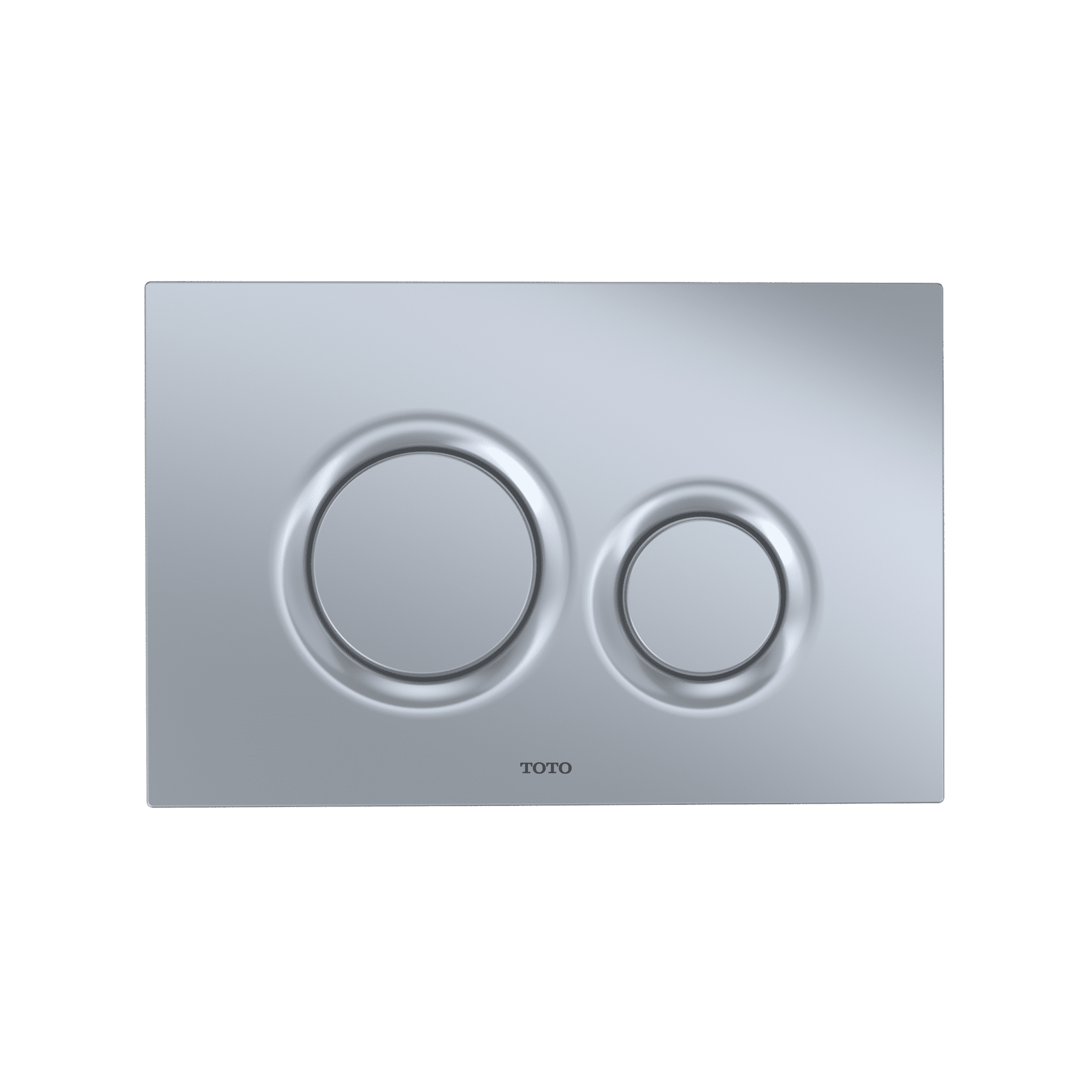 BASIC ROUND PUSH PLATE - MATTE SILVER - Walmart.com
