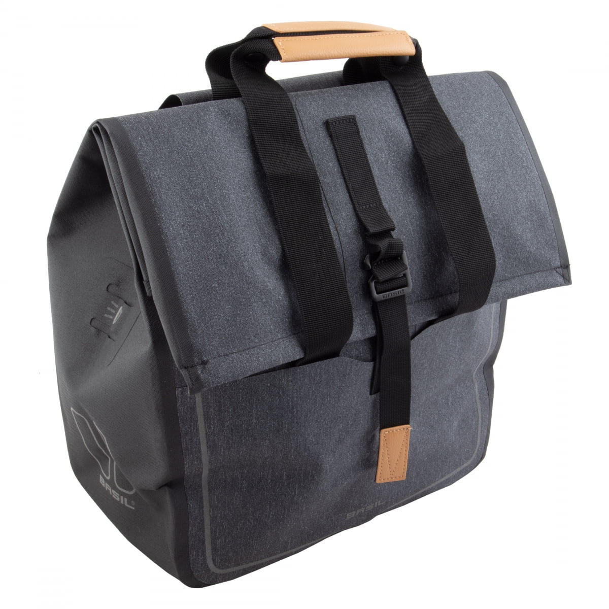 BASIL BAG BASIL PANNIER URBAN DRY SHOPPER HOOK-ON GY - Walmart.com