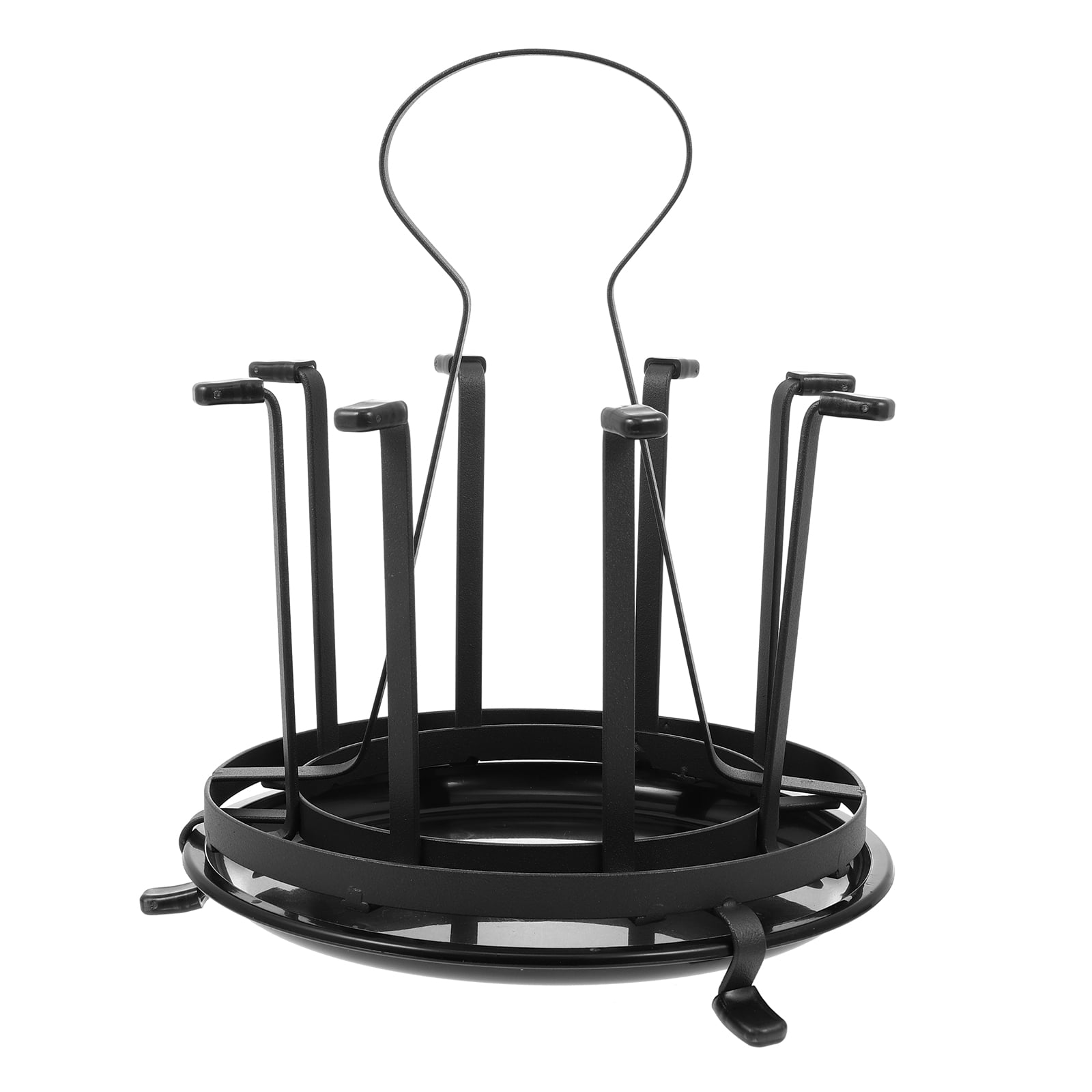 BASIOUS 1 Set Iron Cup Drying Rack Metal Non-slip Mug Stand Shelf ...