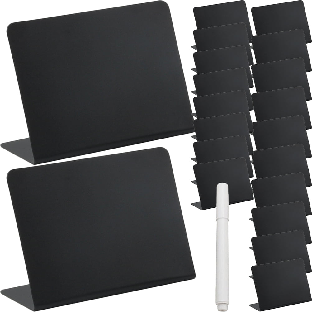 BASIOUS 1 Set Mini Blackboard Signs Erasable Kitchen Notes Chalk Boards ...