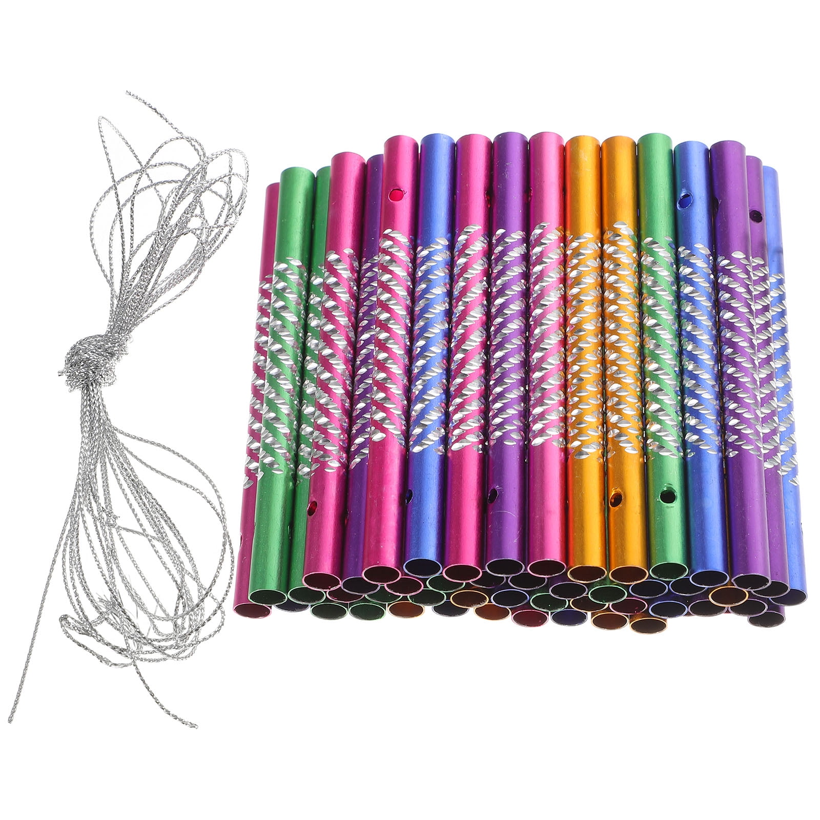 HONMEET Aluminum Wind Chime Empty Tubes Metal Wind Chime Tube Pink 1 ...