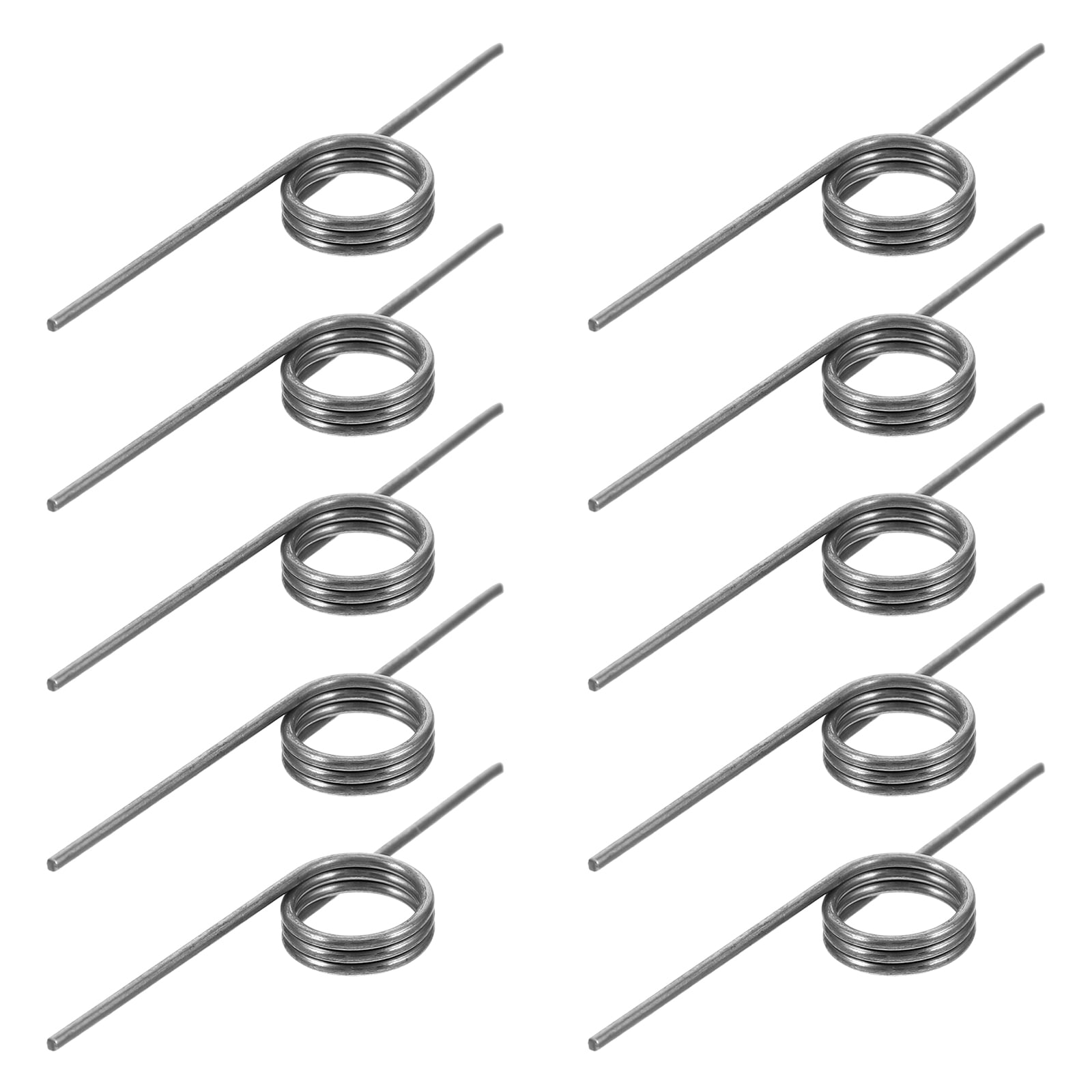 HONMEET 10pcs Can Torsional Springs Silver Stainless Steel Replacement ...