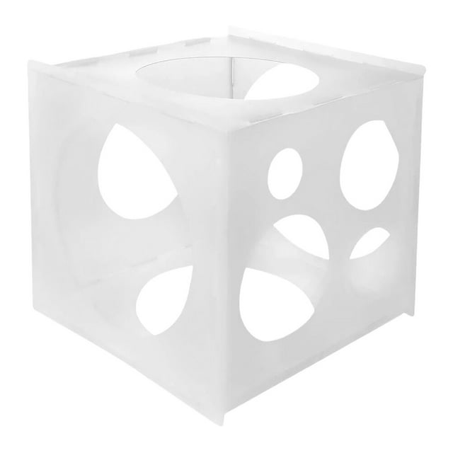 BASIOUS 1pc Plastic 11-hole Balloon Size Measuring Box Collapsible Size ...
