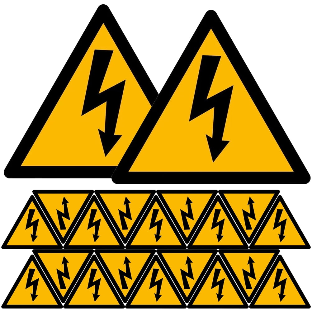 HONMEET Safety Caution Signs Paper 20Sheets 3.93X3.93X0.04in - Walmart.com