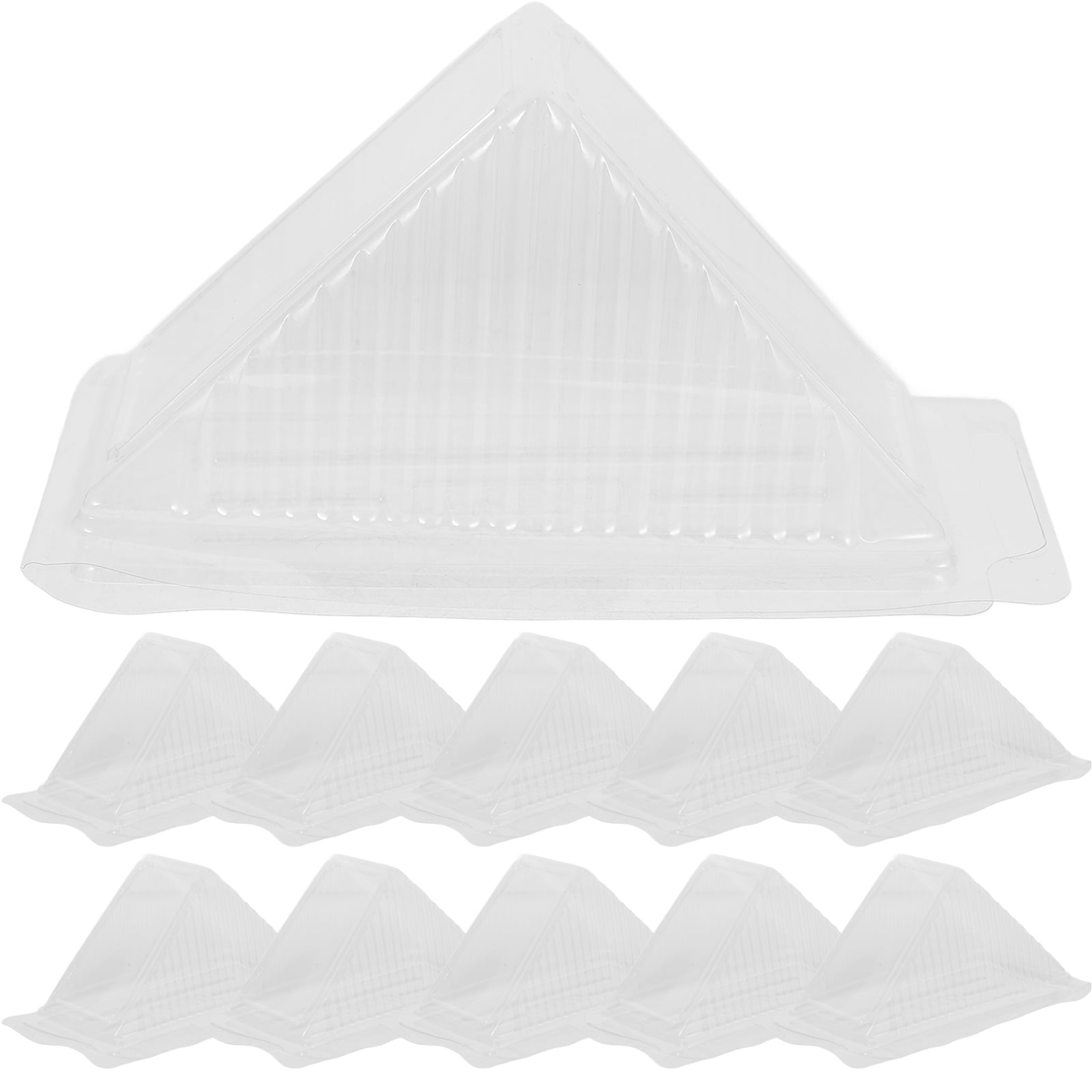 HONMEET Small Triangle Sandwich Box Plastic For Birthday Party 200Set 5 ...