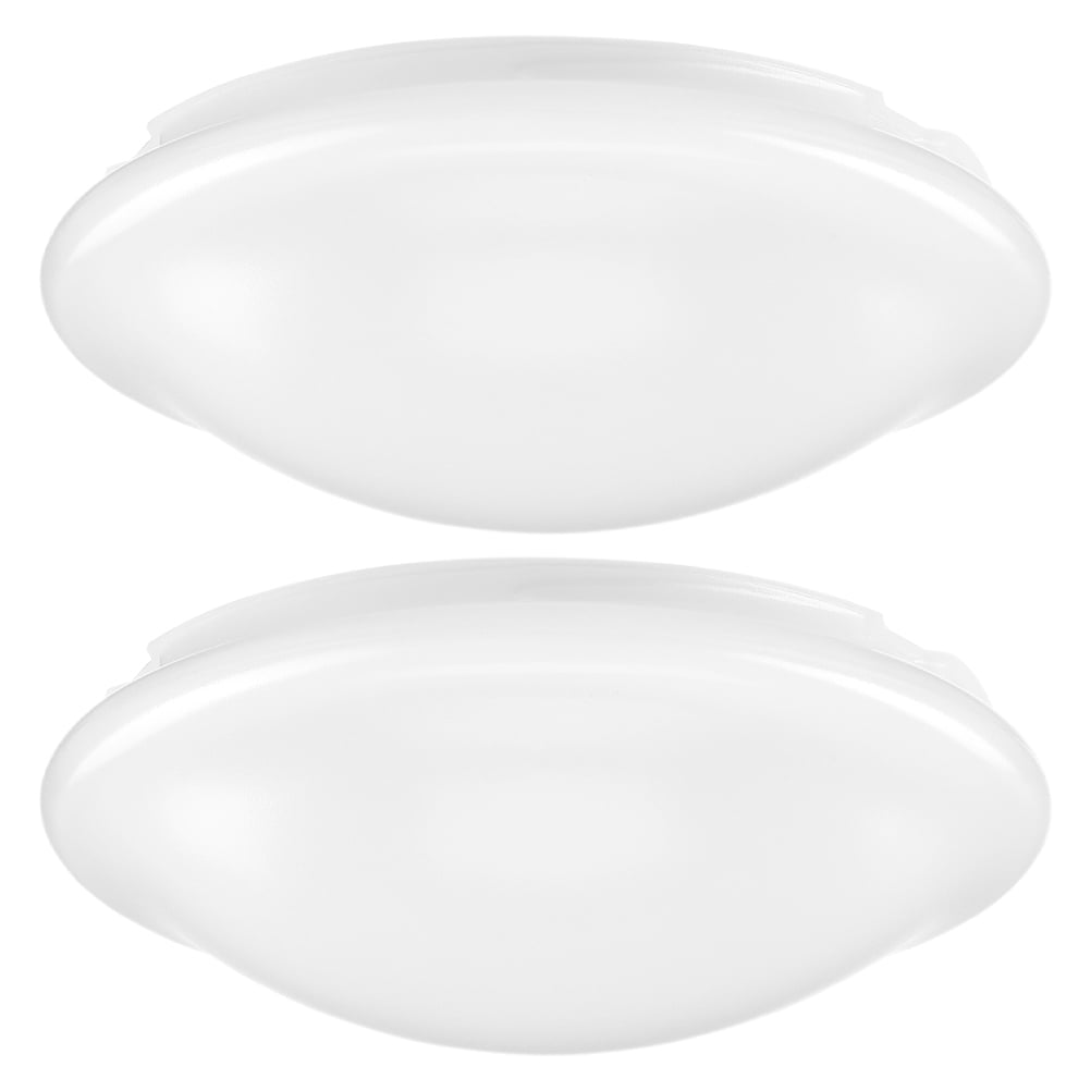 HONMEET 2-Pack Round Plastic Ceiling Lampshades, Light Covers for Home ...