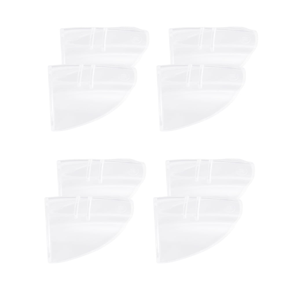 HONMEET BASIOUS 4 Pairs Adults Clear Protective Eye Shields Safety ...