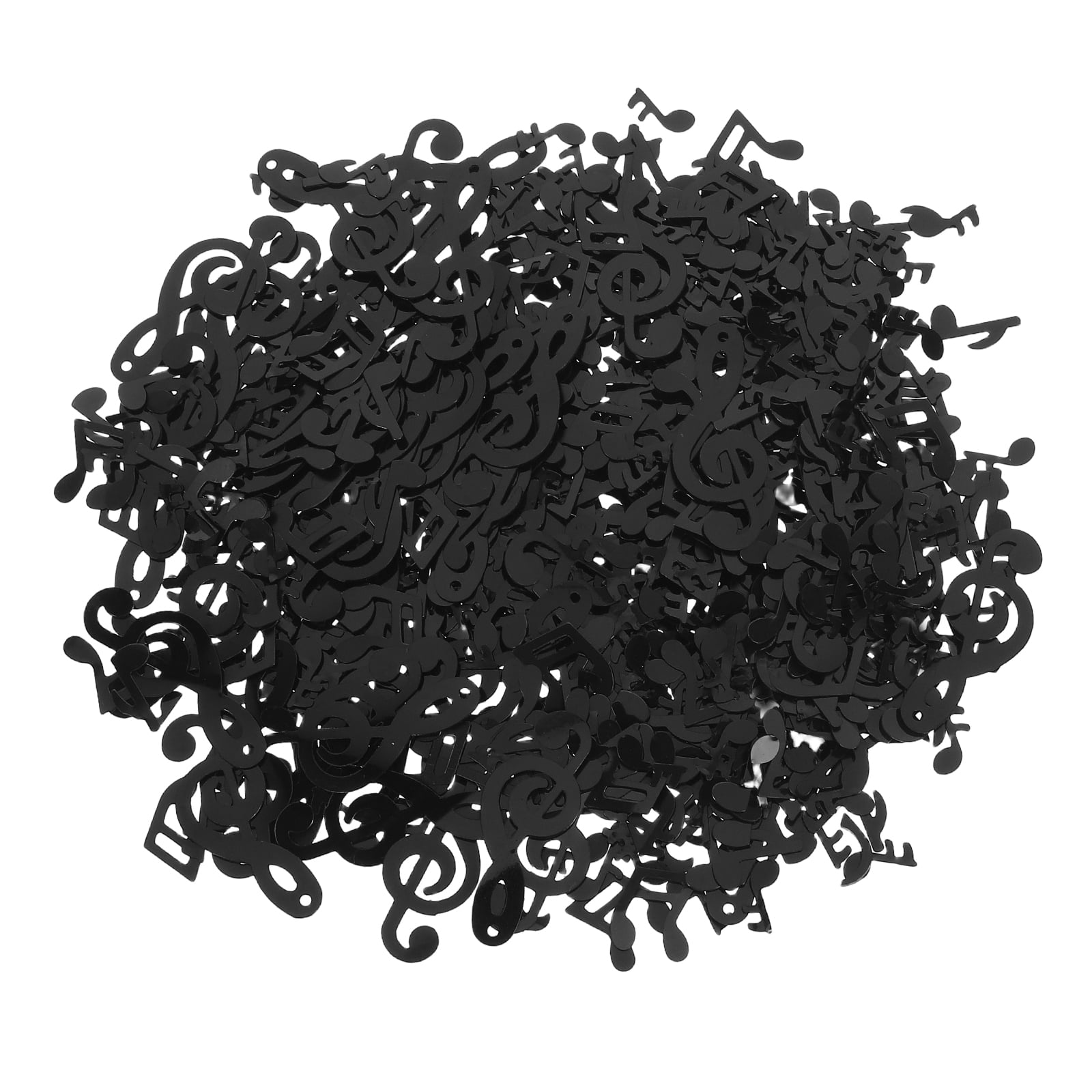 BASIOUS Black Note Table: Musical Notes Birthday Paper Cutout Clef Note ...