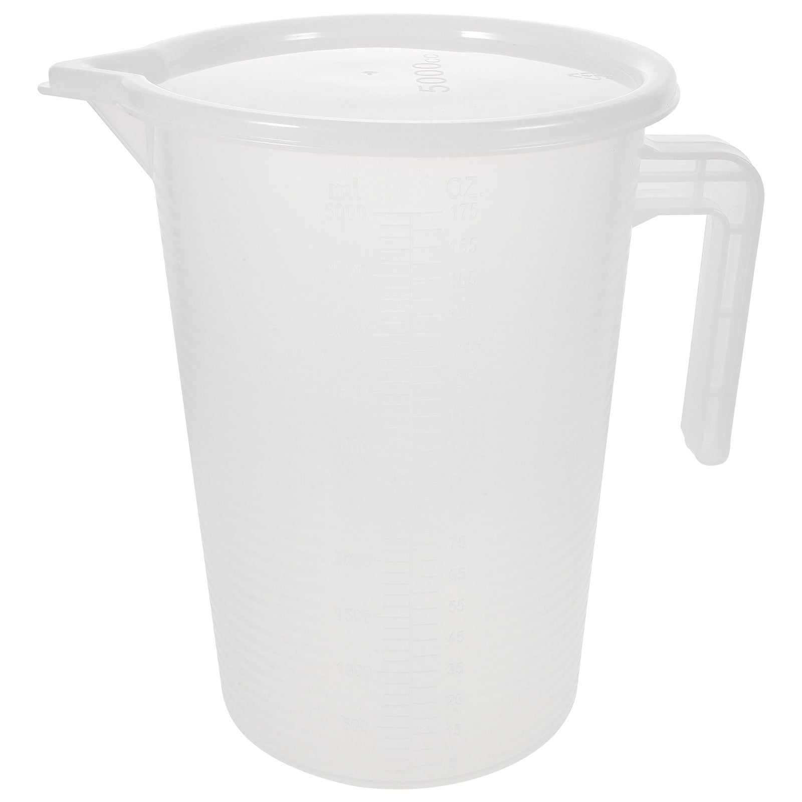 BASIOUS Plastic Measuring Jug with Cap Milk Measuring Pitcher Large ...