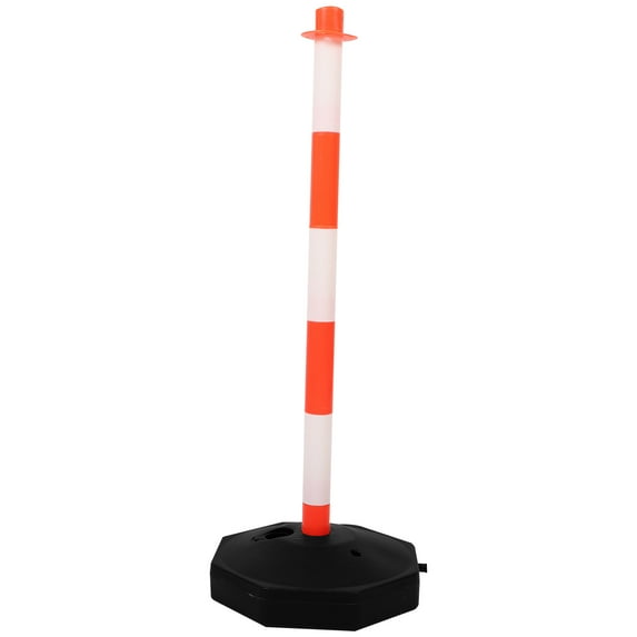 HONMEET Impact Resistant Plastic Traffic Marker Post, Cylindrical ...