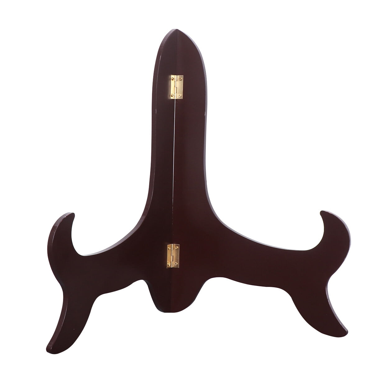 HONMEET Brown Wood Display Stand for Plates and Artwork Living Room ...