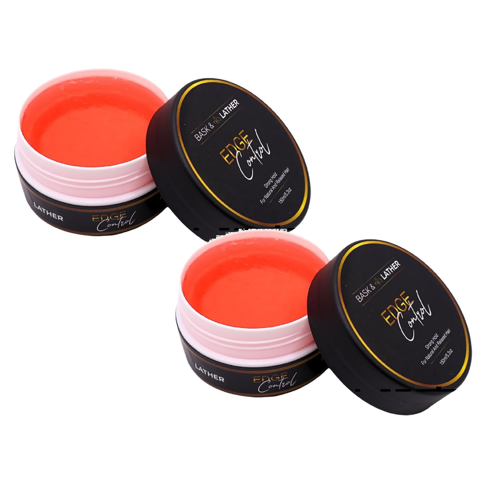 BASK & LATHER Strong Hold Edge Control Gel with Castor Oil, Non-Greasy ...