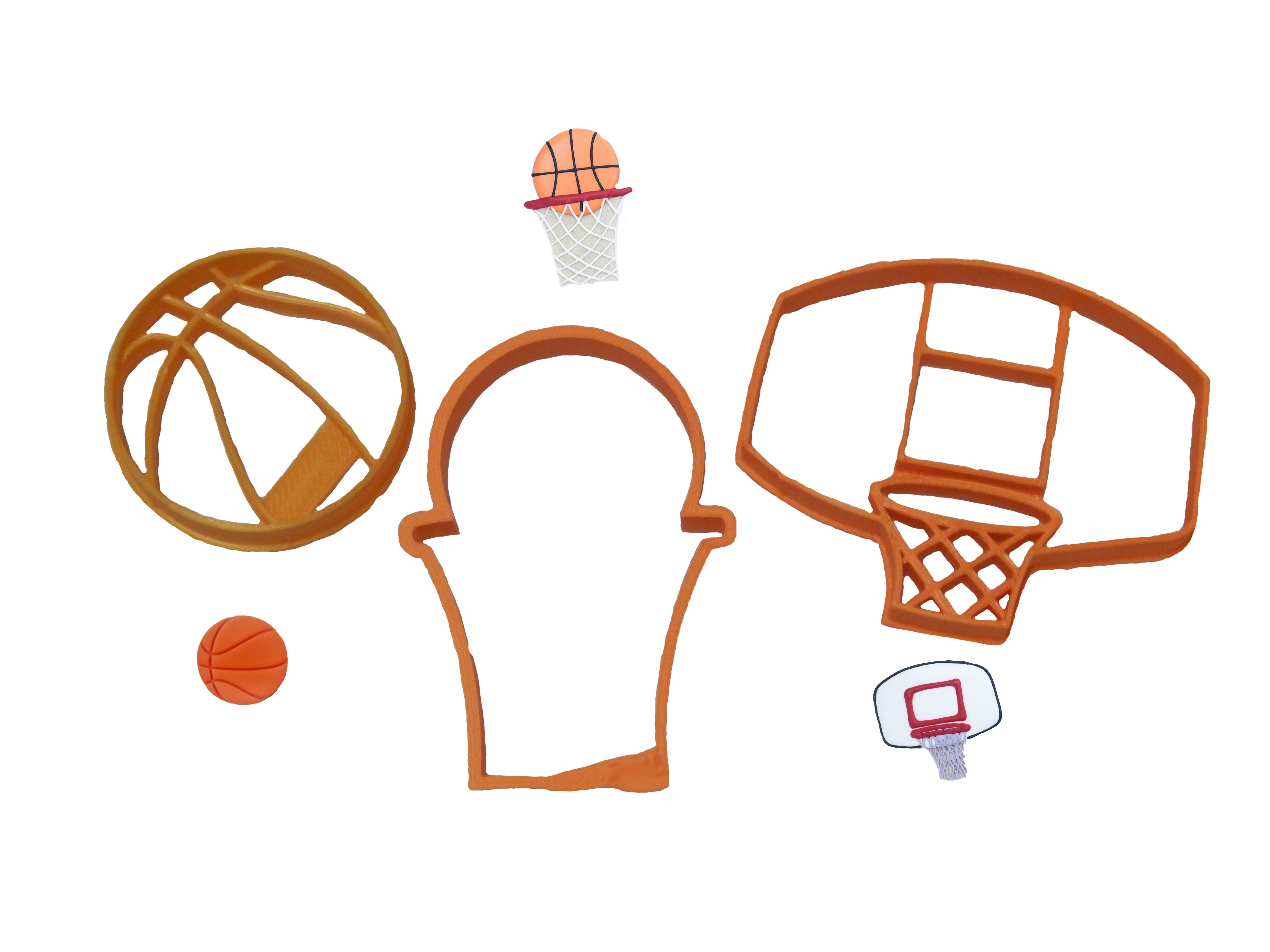 BASKETBALL COOKIE CUTTERS. American Hoops Sport Basketball, Game Hoop ...