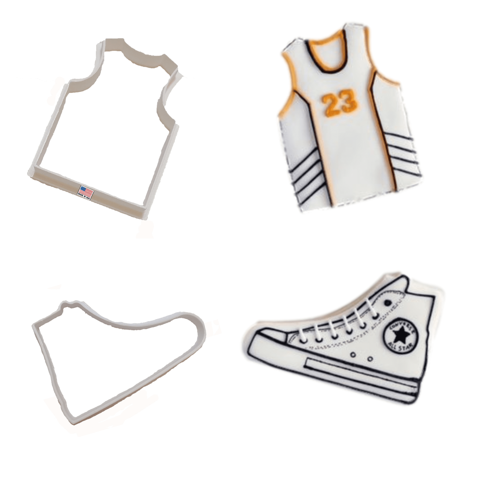BASKETBALL COOKIE CUTTERS American Sport Basketball Jersey Uniform T ...