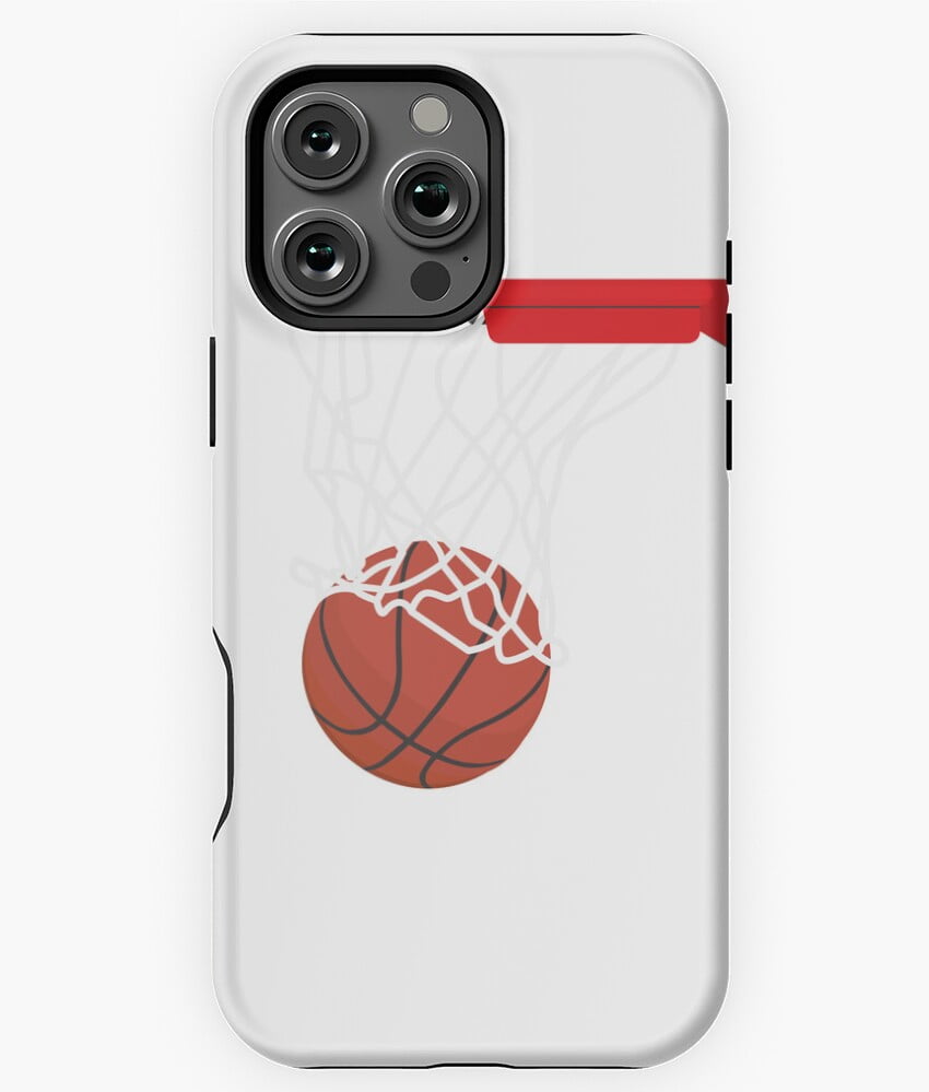 BASKETBALL HOOP Sports Game Day Fan Phone Case for iPhone 16 15 14 13 ...