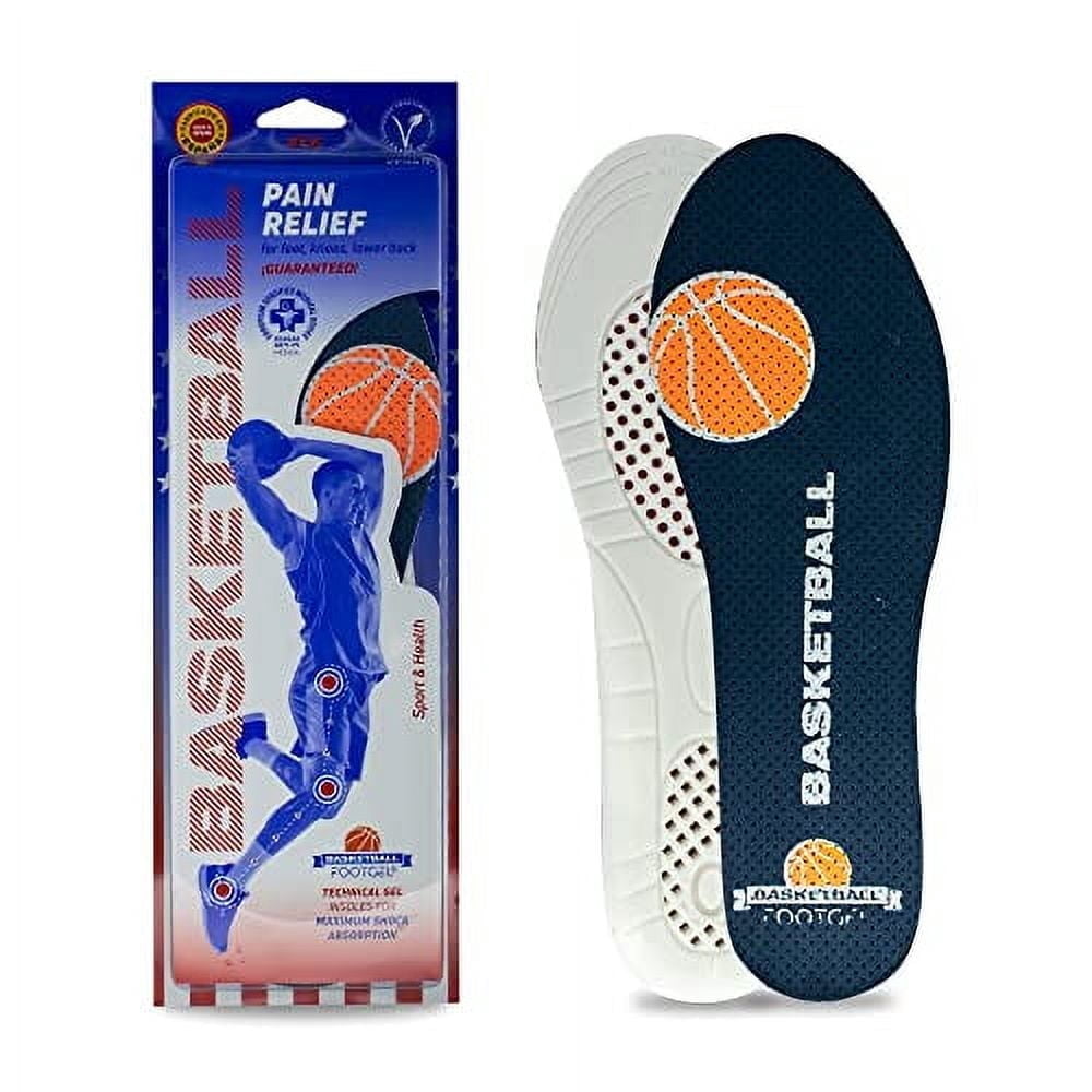 BASKETBALL SPECIFIC INSOLES BY FOOTGEL ® Exclusive Eucalyptus Essence ...
