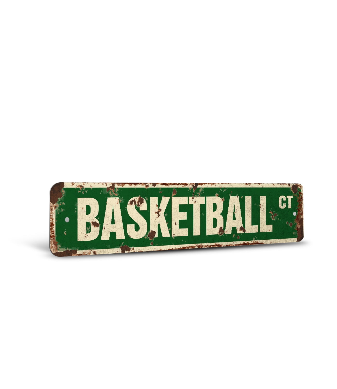 BASKETBALL Vintage Style Rustic Street Sign – Signs Hoop Net Coach Team ...