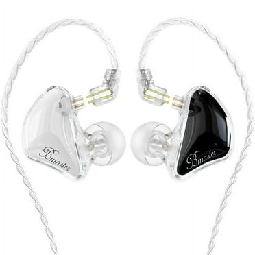 BASN MMCX Triple Driver in-Ear Monitors with Rich Bass, HiFi Stereo IEM ...