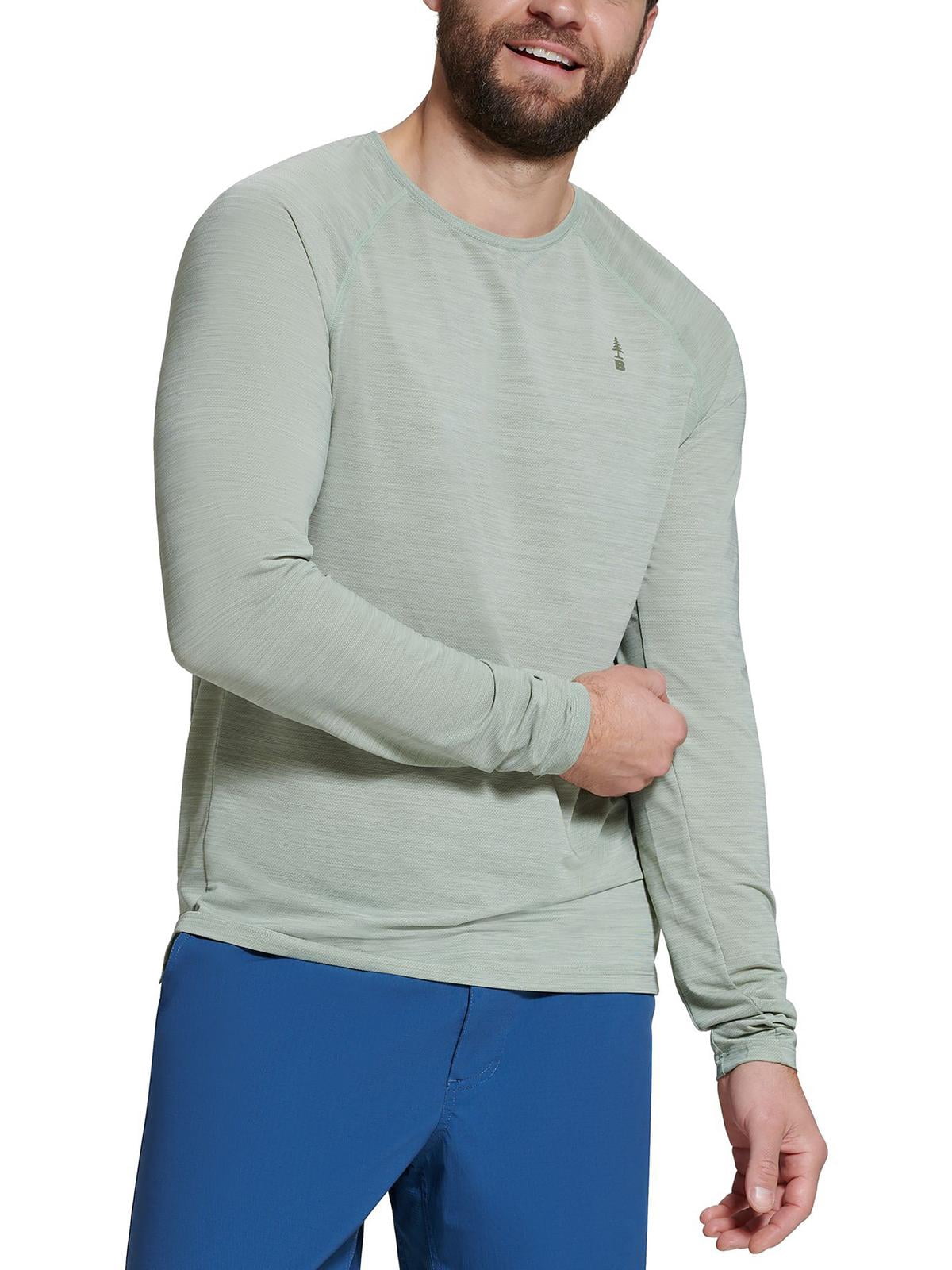 BASS OUTDOOR Mens Fitness Long Sleeve Shirts & Tops - Walmart.com