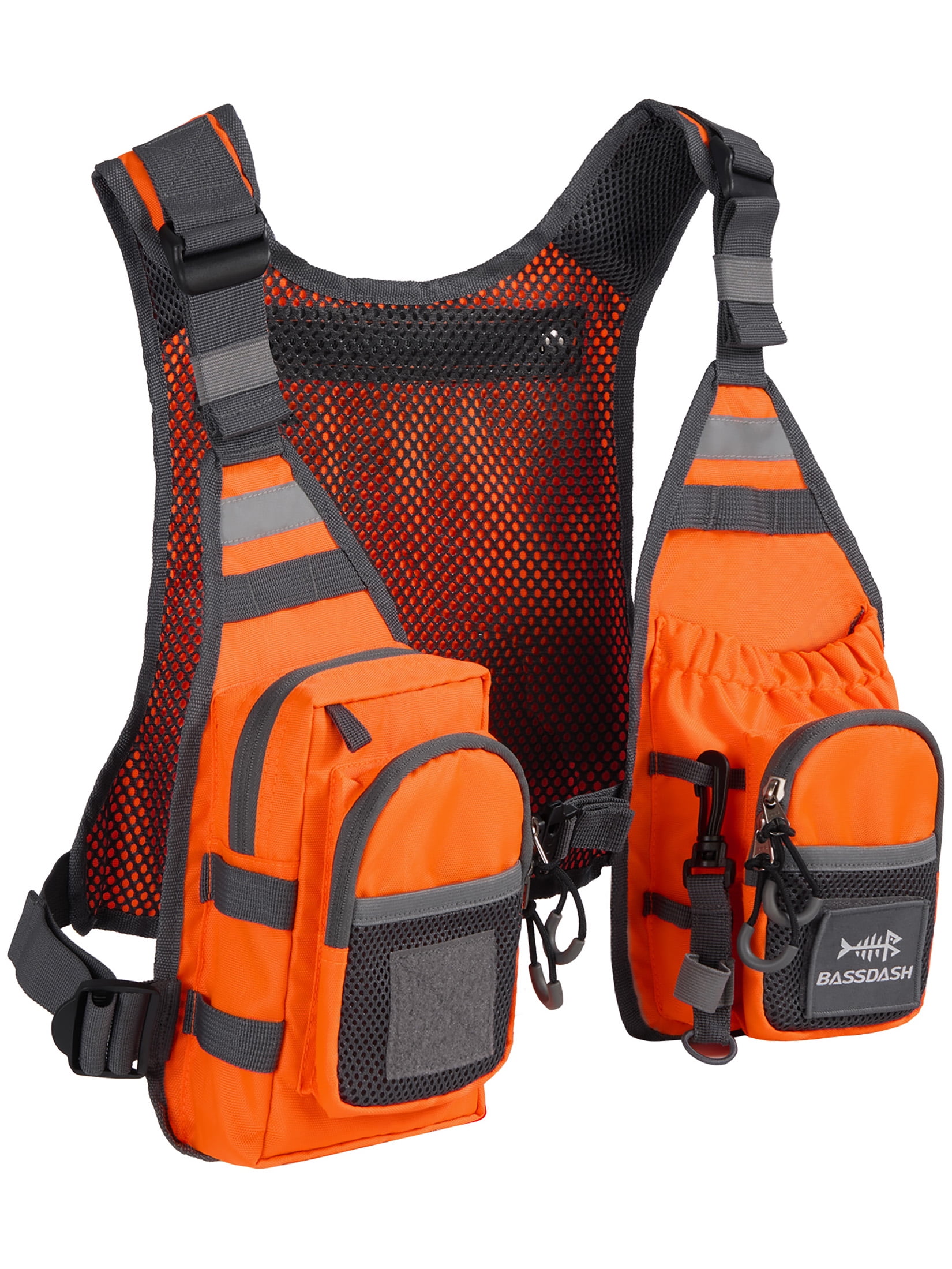 BASSDASH FV08 Ultra Lightweight Fly Fishing Vest for Men and Women ...