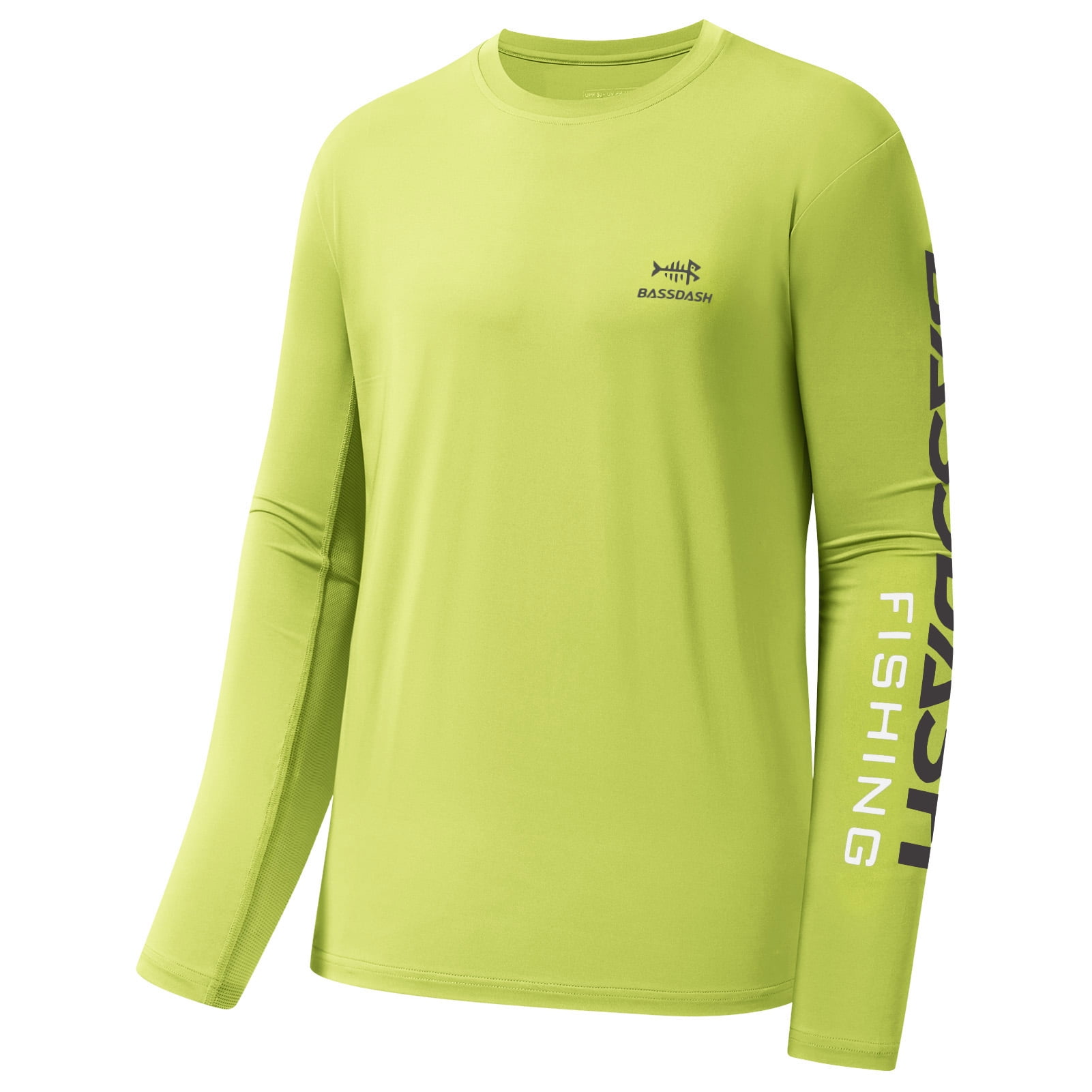 BASSDASH Fishing T Shirts for Men UV Sun Protection UPF 50+ Long Sleeve ...