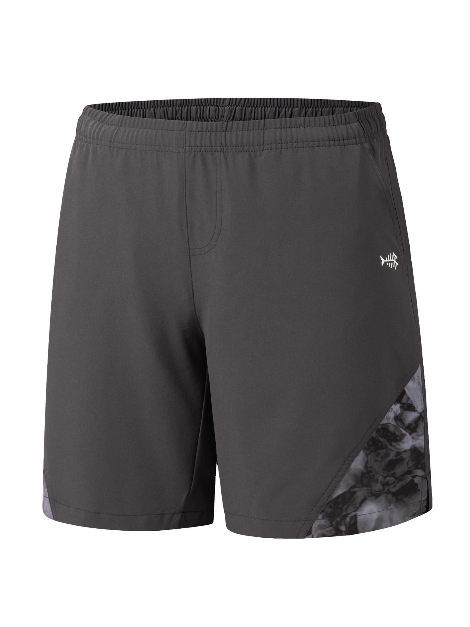 BASSDASH Men’s 7” Fishing Shorts UPF 50+ Lightweight Water Resistant ...