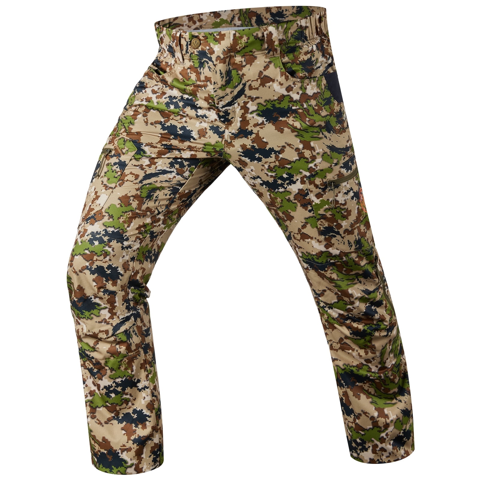 BASSDASH Men’s Lightweight Hunting Pants 34-Way Stretch Breathable ...