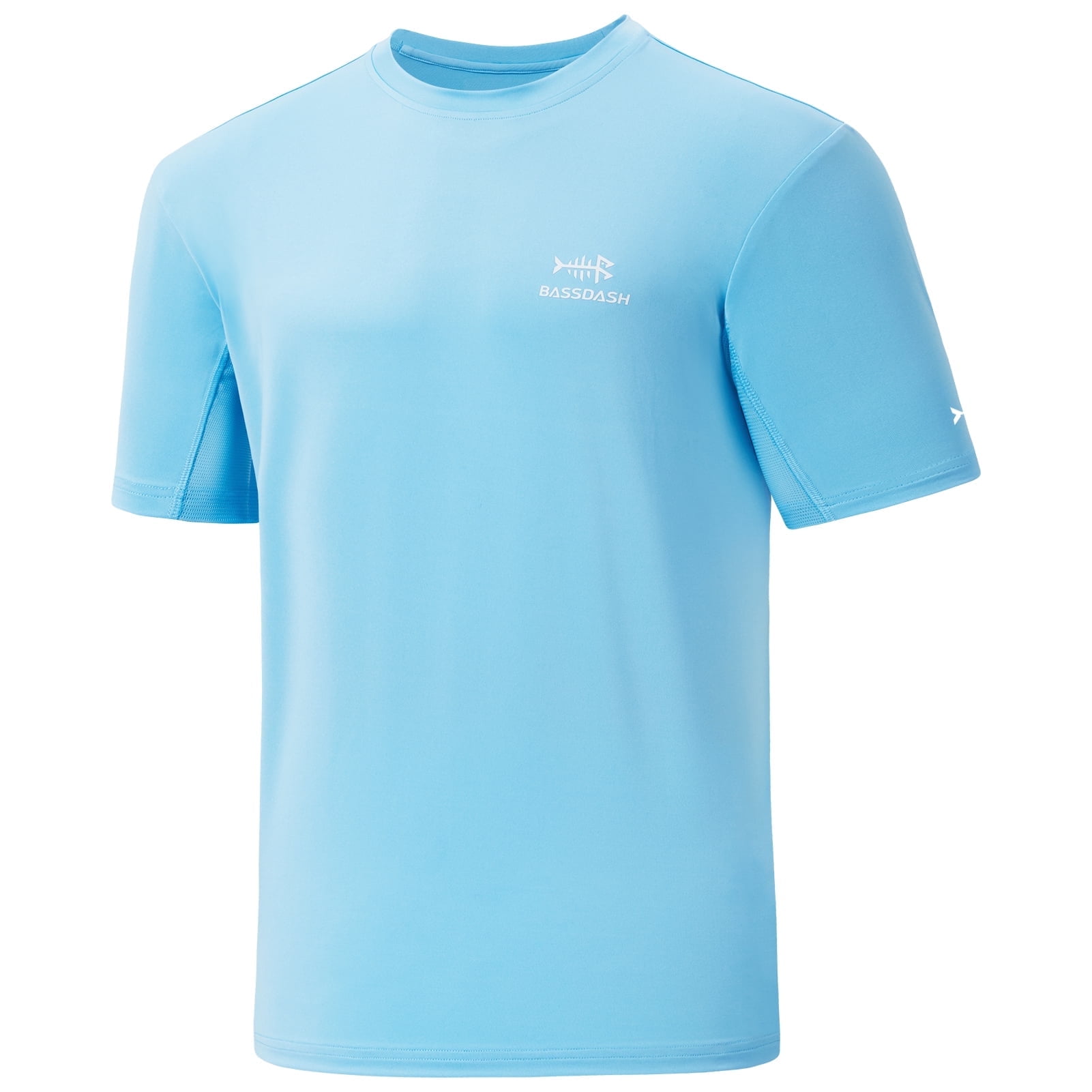 BASSDASH Men’s UPF 50+ Sun Protection Fishing Shirt Short Sleeve UV T ...