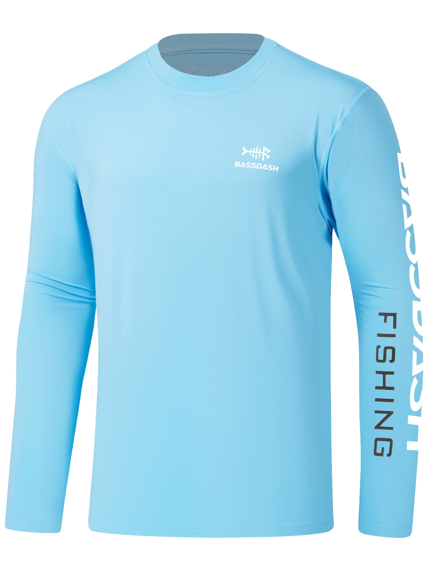 BASSDASH Men’s UPF 50+ Sun Protection Long Sleeve Shirts Quick Dry ...
