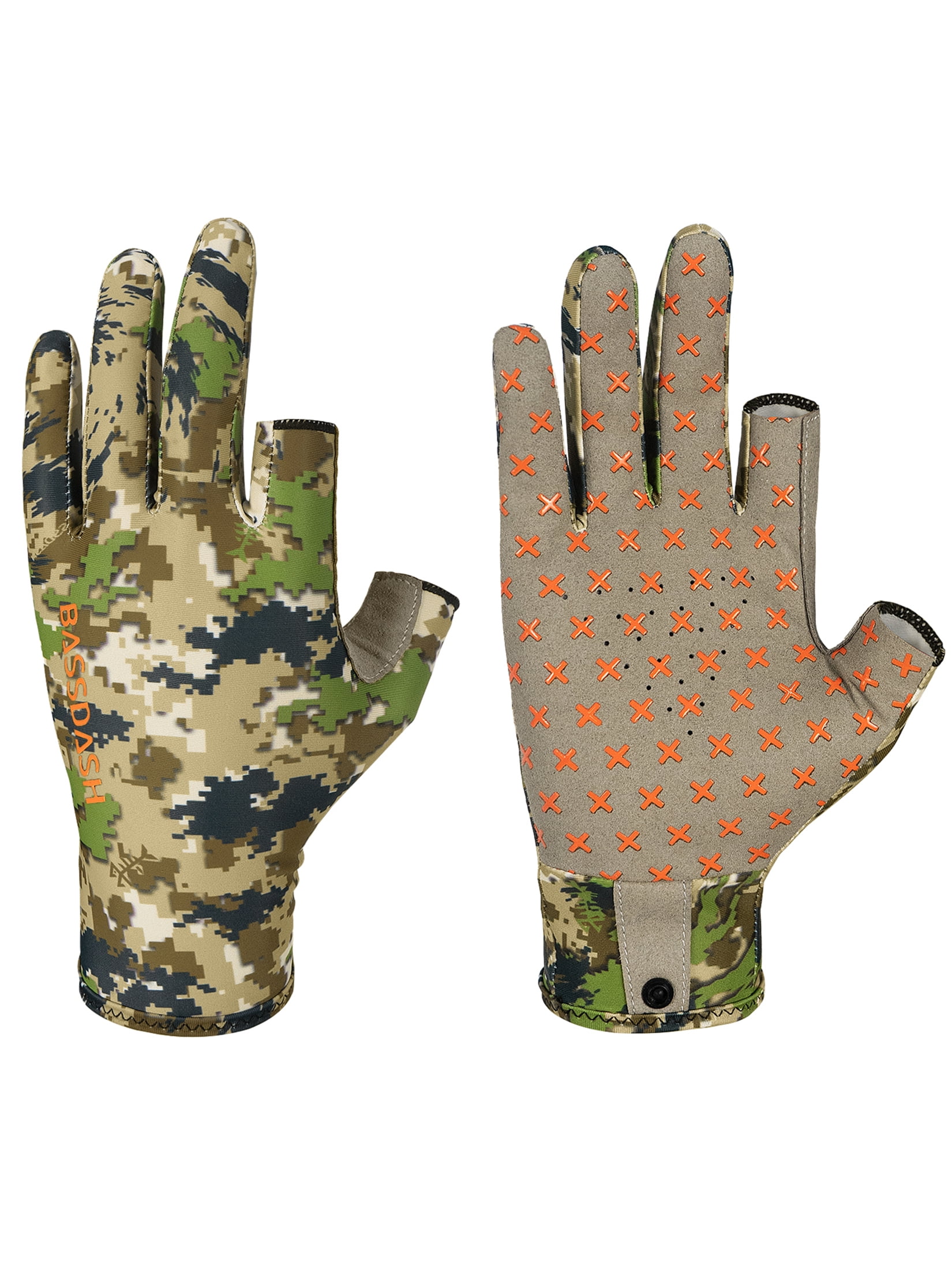 BASSDASH Unisex Fingerless Camo Hunting Gloves for Men's Women's Early ...