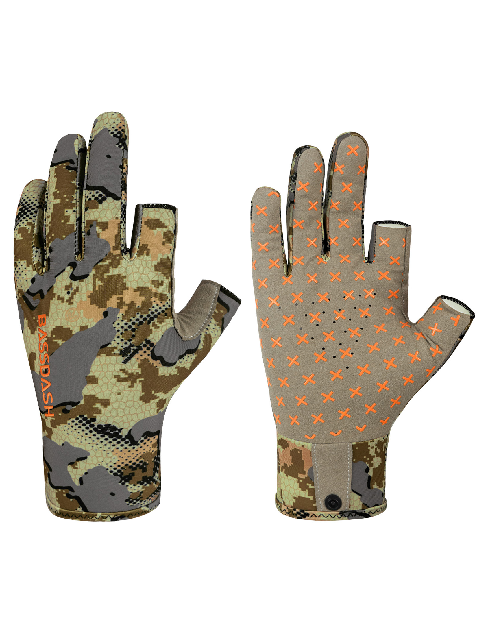 BASSDASH Unisex Fingerless Camo Hunting Gloves for Men's Women's Early ...