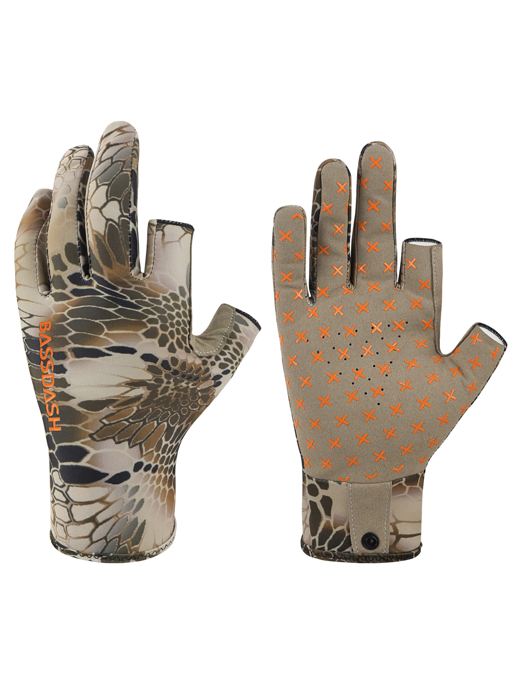 BASSDASH Unisex Fingerless Camo Hunting Gloves for Men's Women's Early ...