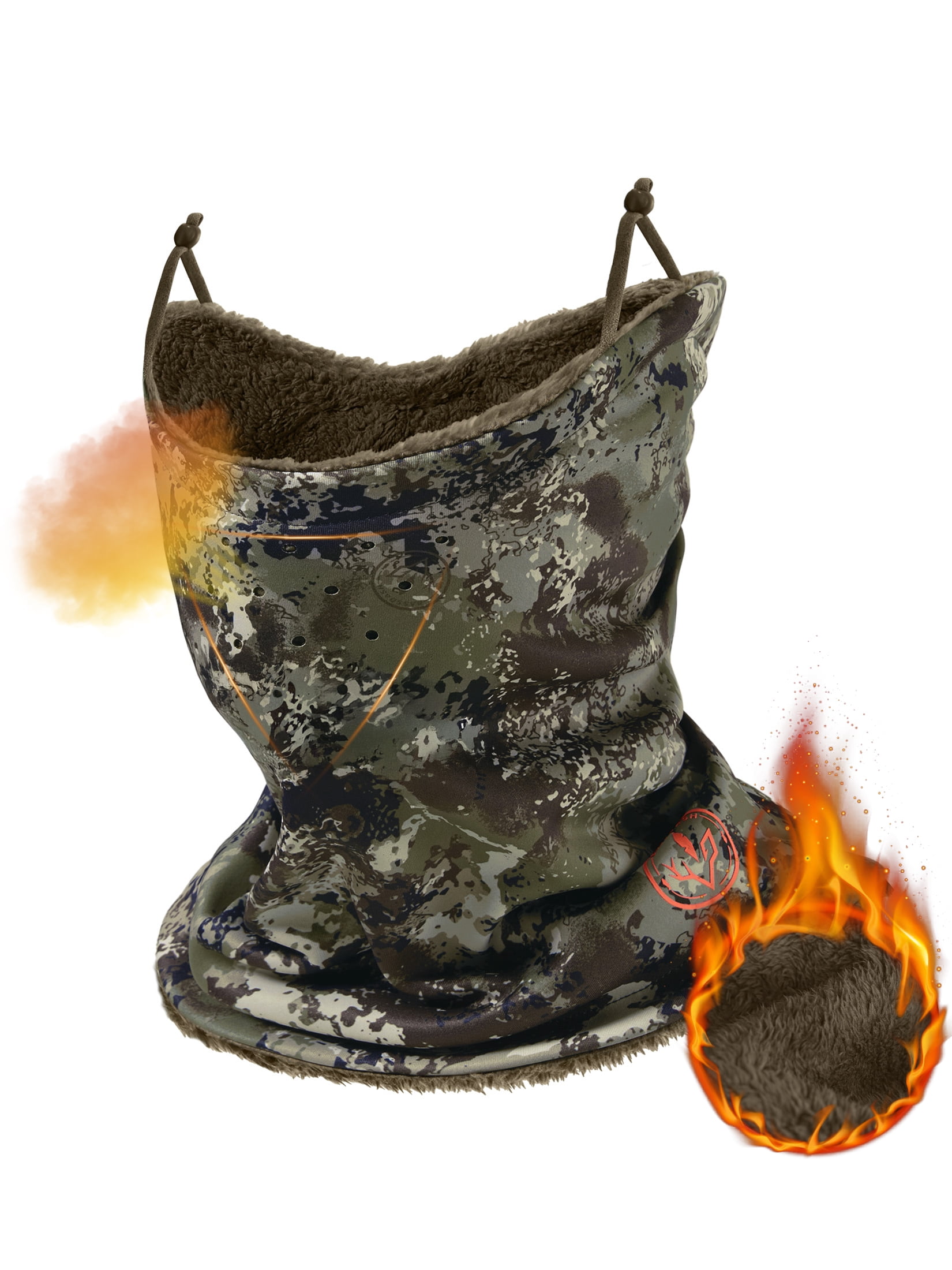 BASSDASH Unisex Winter Neck Gaiter Warmer Insulated Fleece Hunting Face ...