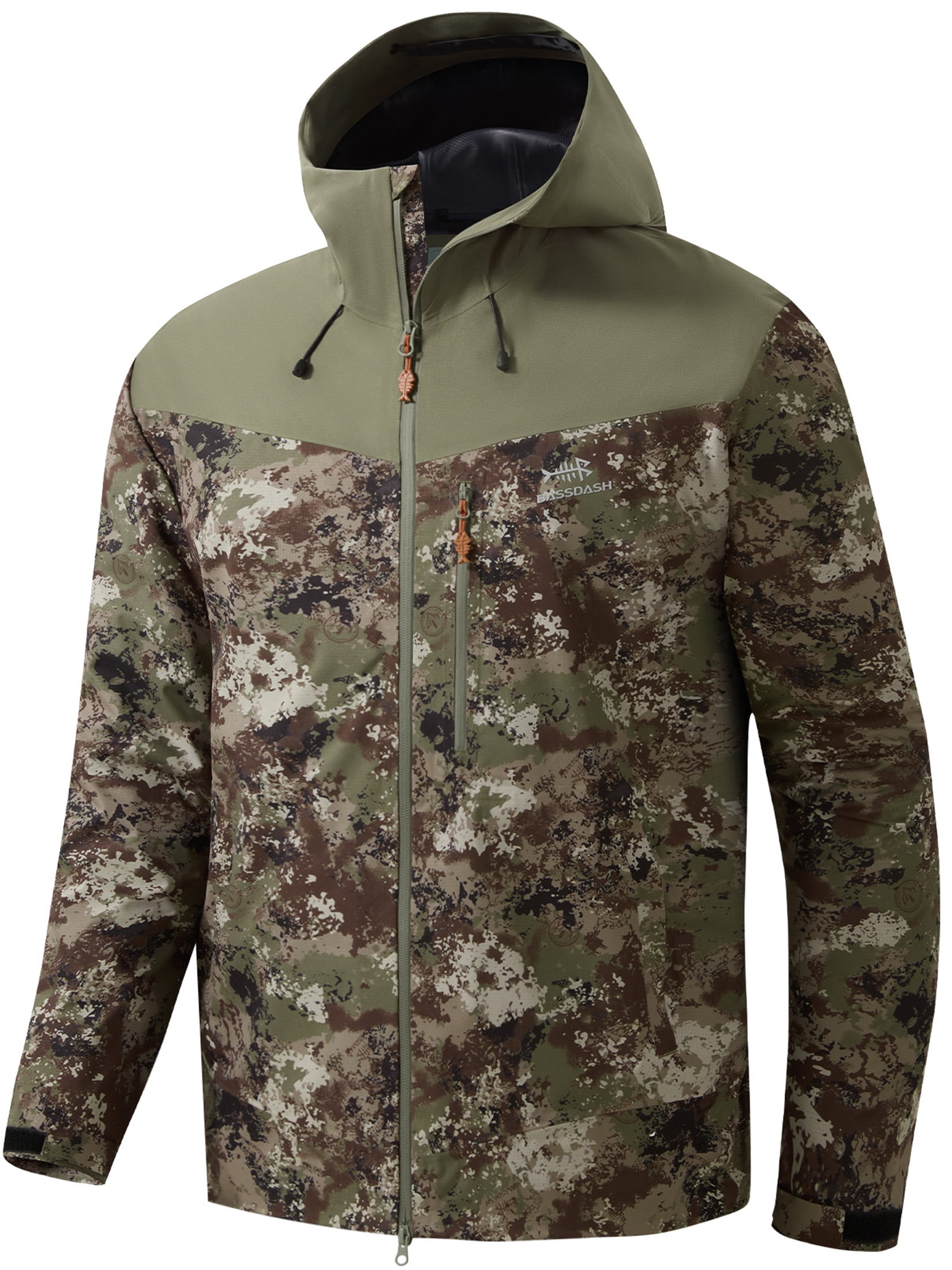 BASSDASH VORTEXIS Men’s Waterproof Rain Jacket Breathable Ultra ...