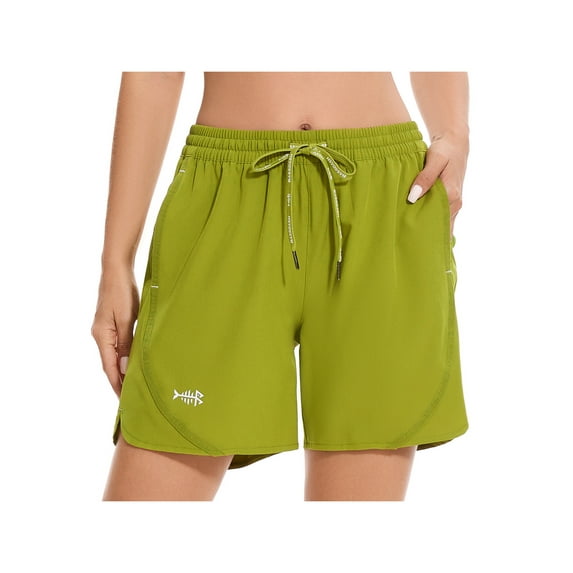 BASSDASH Women’s 5” Fishing Shorts UPF 50+ Water Resistant Quick Dry ...