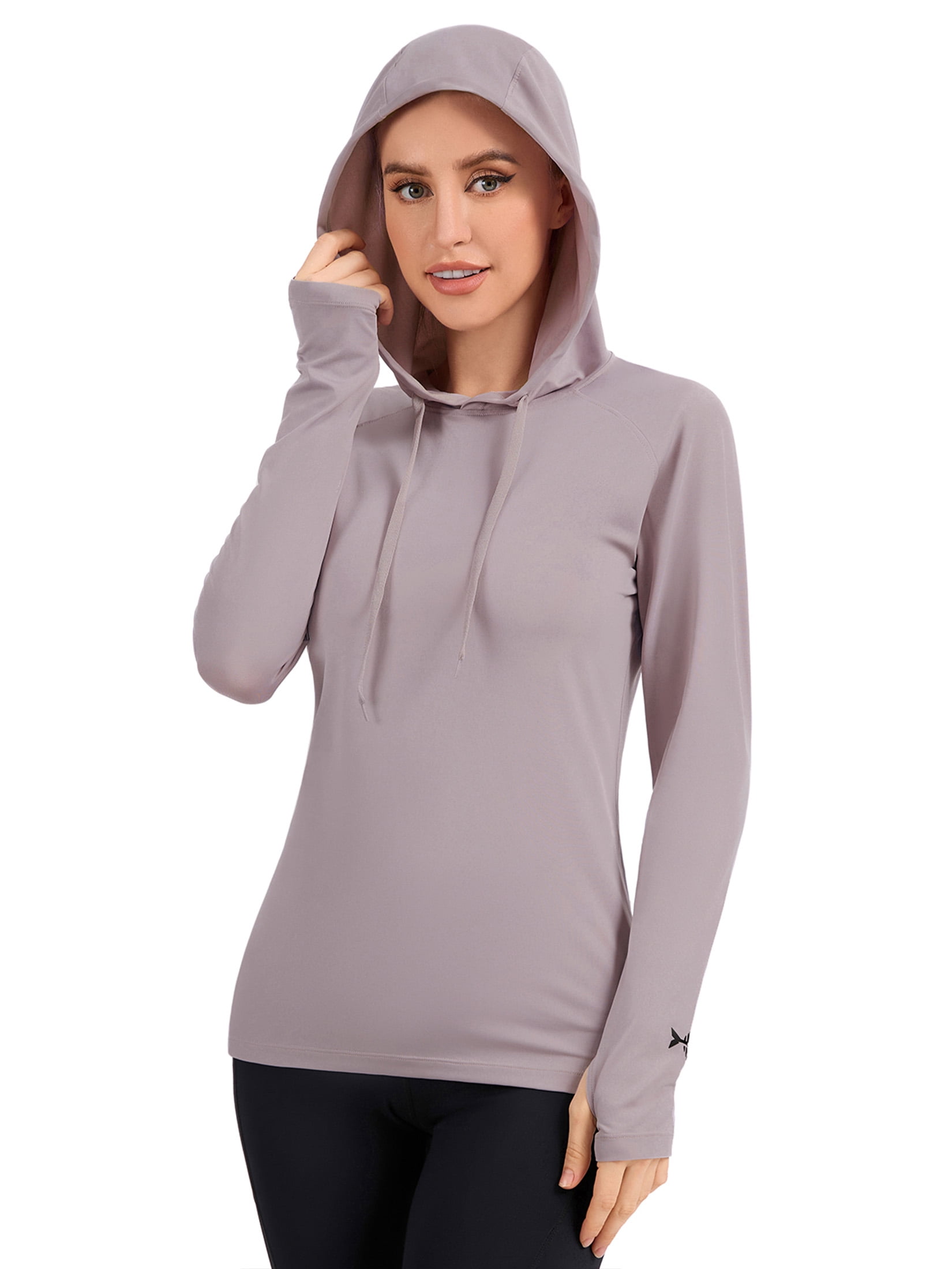 BASSDASH Women’s UPF 50+ Hiking Fishing Hoodie UV Shirt Long Sleeve ...