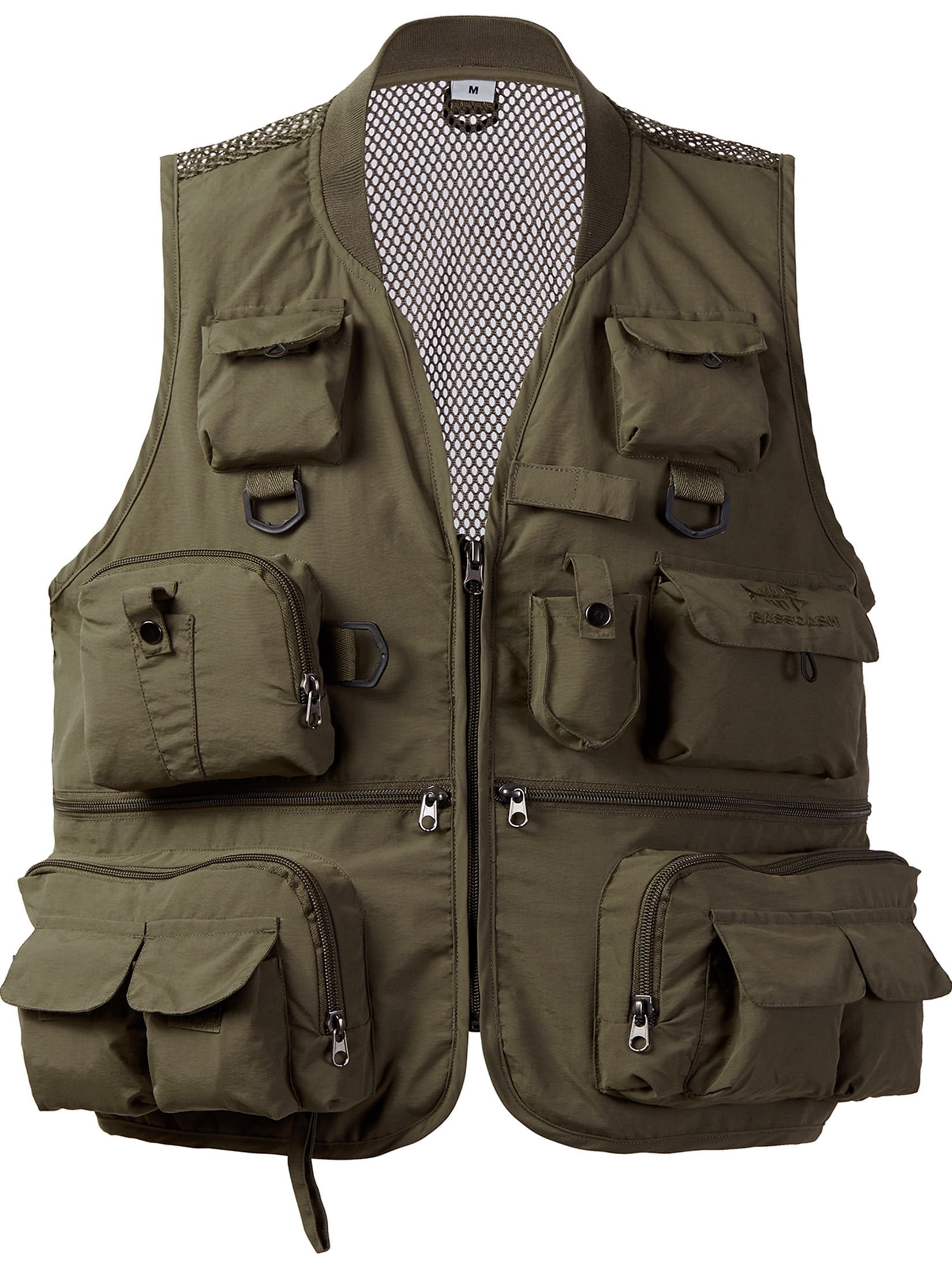 BASSDASH Versatile Men's Women's Fishing Photography Vest with Mesh ...