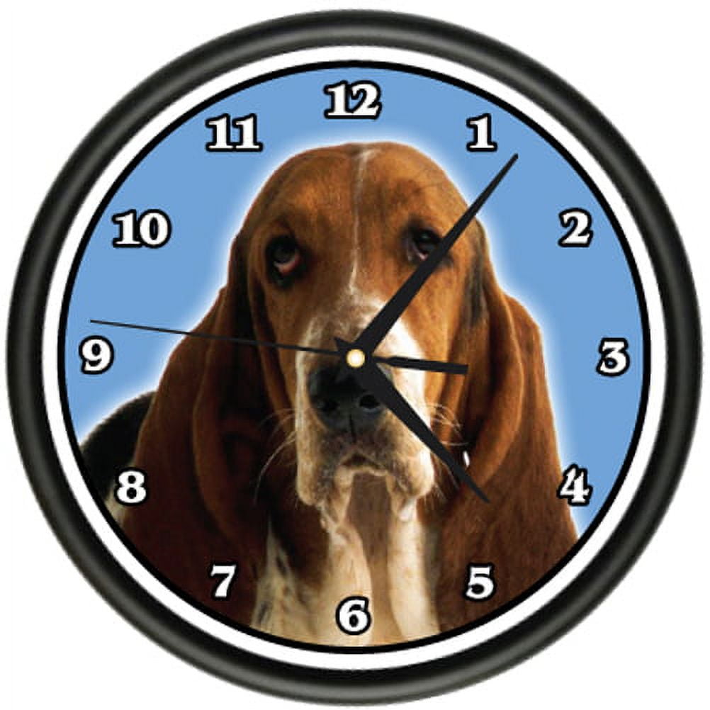BASSETT HOUND Wall Clock dog doggie pet breed gift - Walmart.com