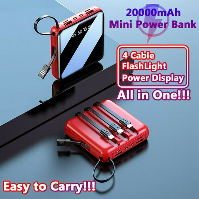 BASSTOP Power Bank 20000mAh The Smallest and Lightest External Battery ...