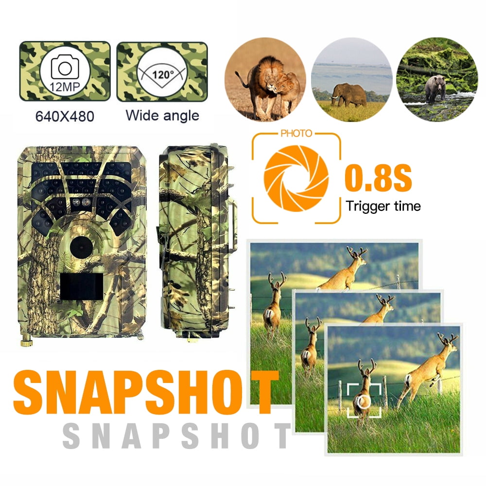 BASSTOP Trail Cameras – Outdoor WiFi Full HD Wild Game Camera with ...