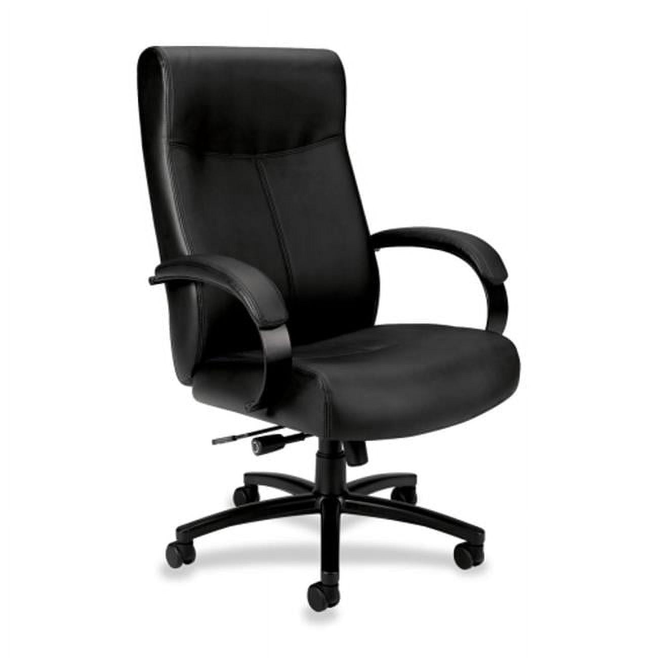 BASYX BSX High- Back Chair- 28 in. x 31.75 in. x 45.25 in.- Leather ...