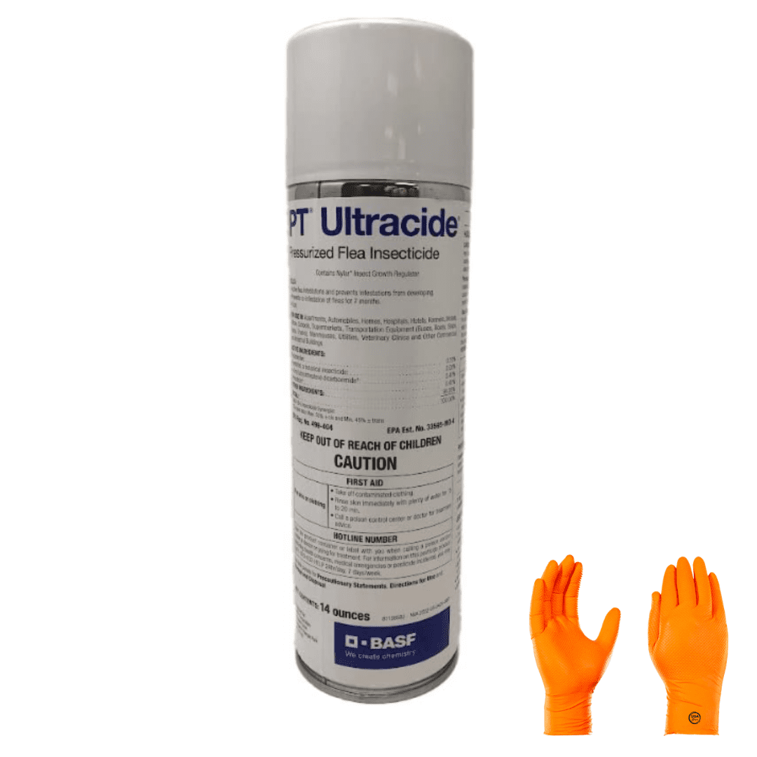 BASf PT Ultracide Pressurized Flea Insecticide - Triple-Action Flea and ...