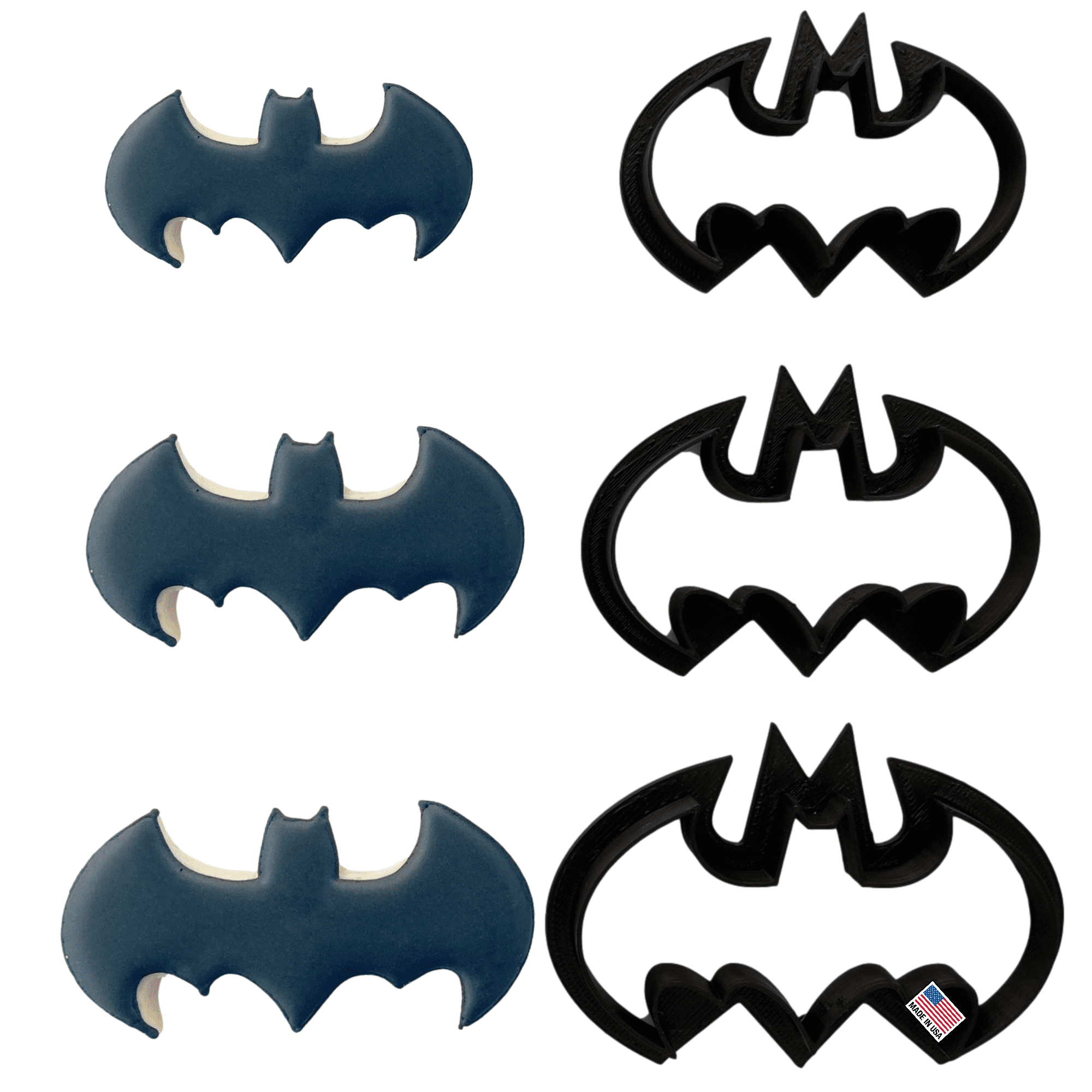 BAT COOKIE CUTTERS Small Medium and Large Bat Mammal Animal Flying ...