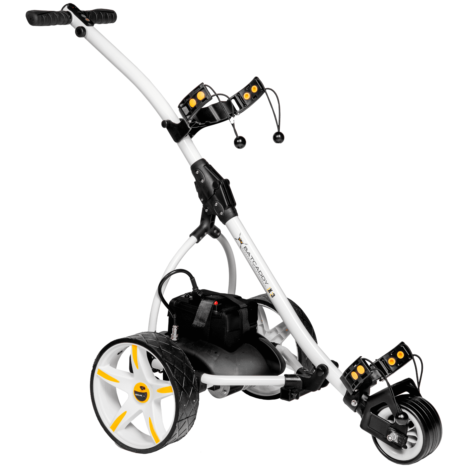 BATCADDY X3R Sealed Lead 18-Hole Battery Powered Golf Push Cart with ...
