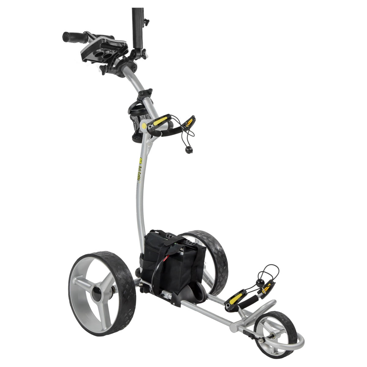 BATCADDY X4R Sealed Lead 18-Hole Battery Powered Golf Push Cart with ...